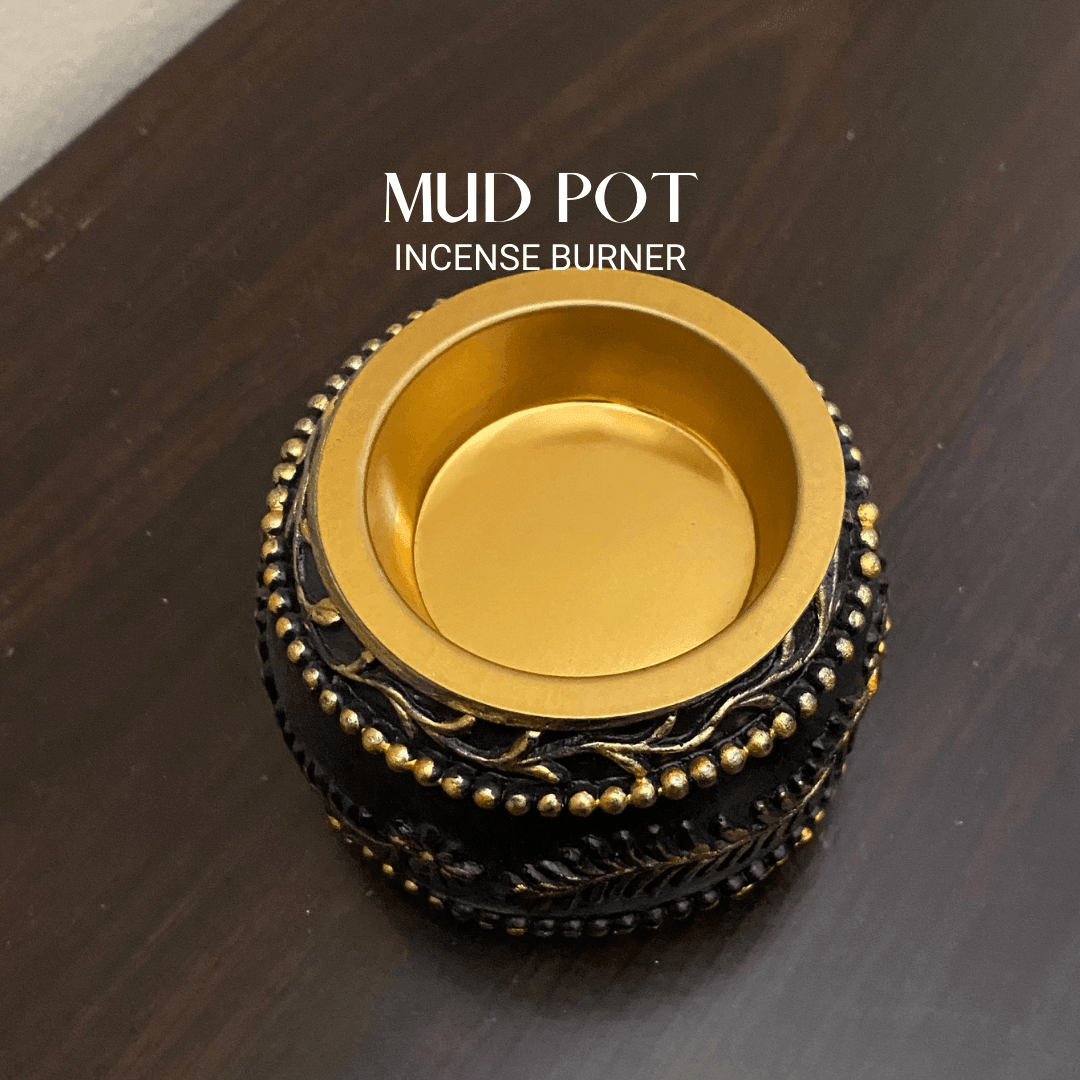 MUD POT Incense Burner - Black Gold – HSA Perfumes